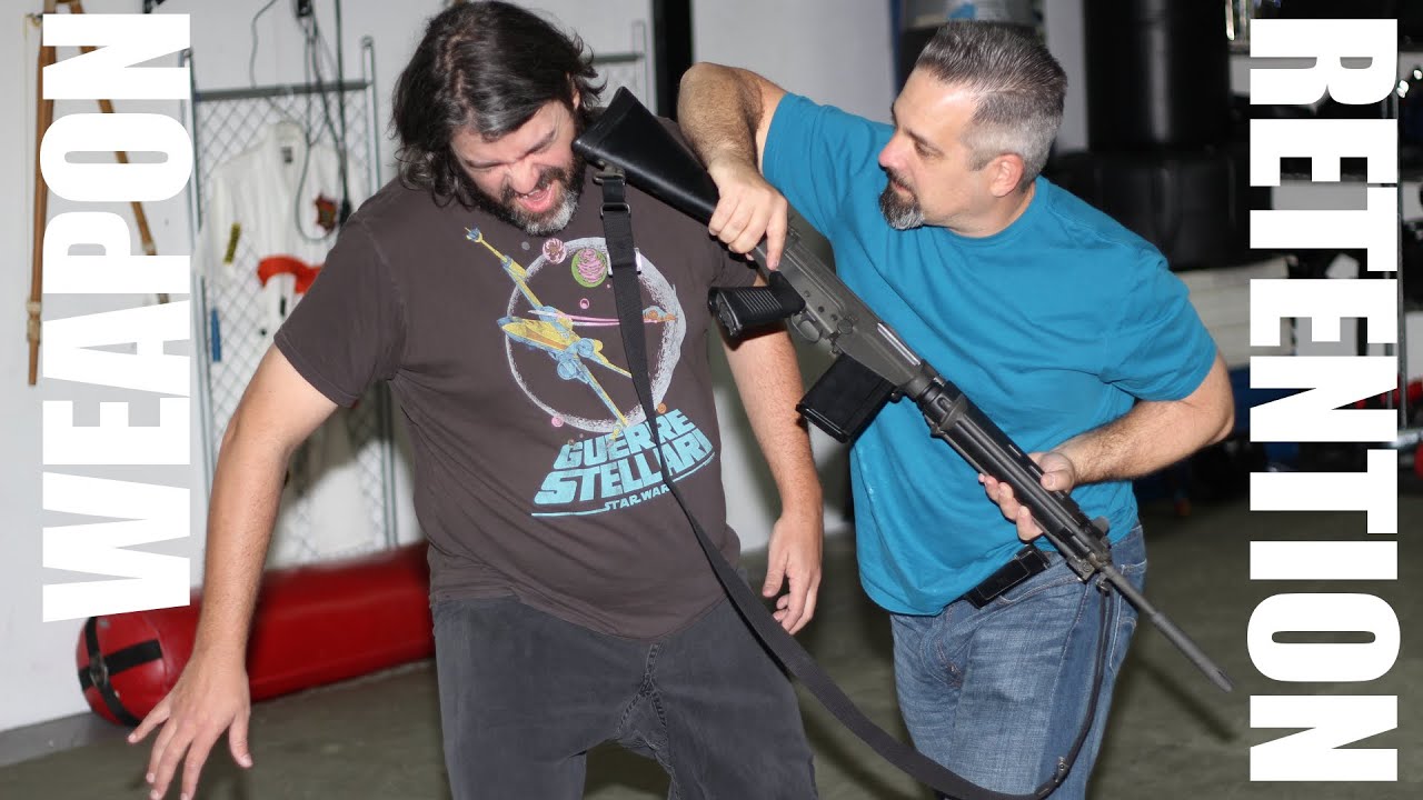 Long Gun Weapon Retention During CQB - YouTube
