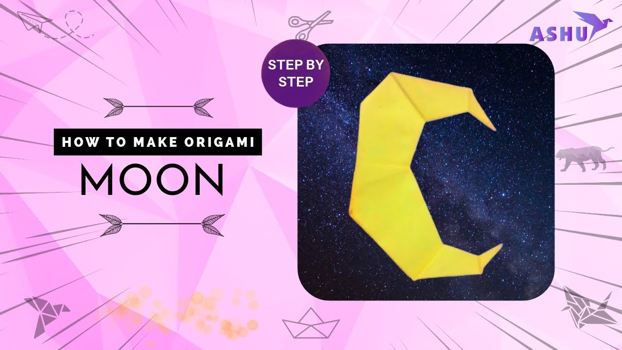 Eid Delight: Step-by-Step Origami Moon Making Tutorial | Easy Origami ...