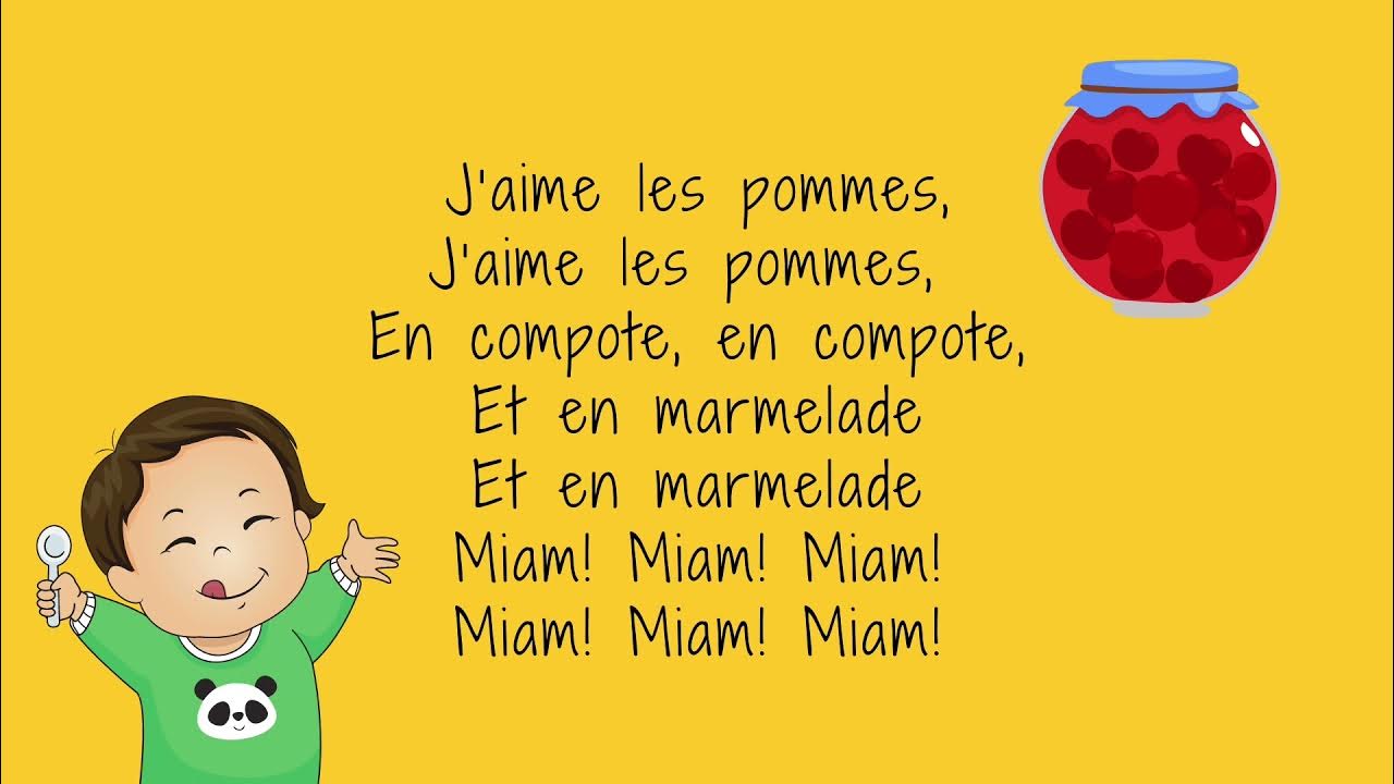 Pomme entière - Comptine maternelle (J'aime les pommes) - YouTube Music