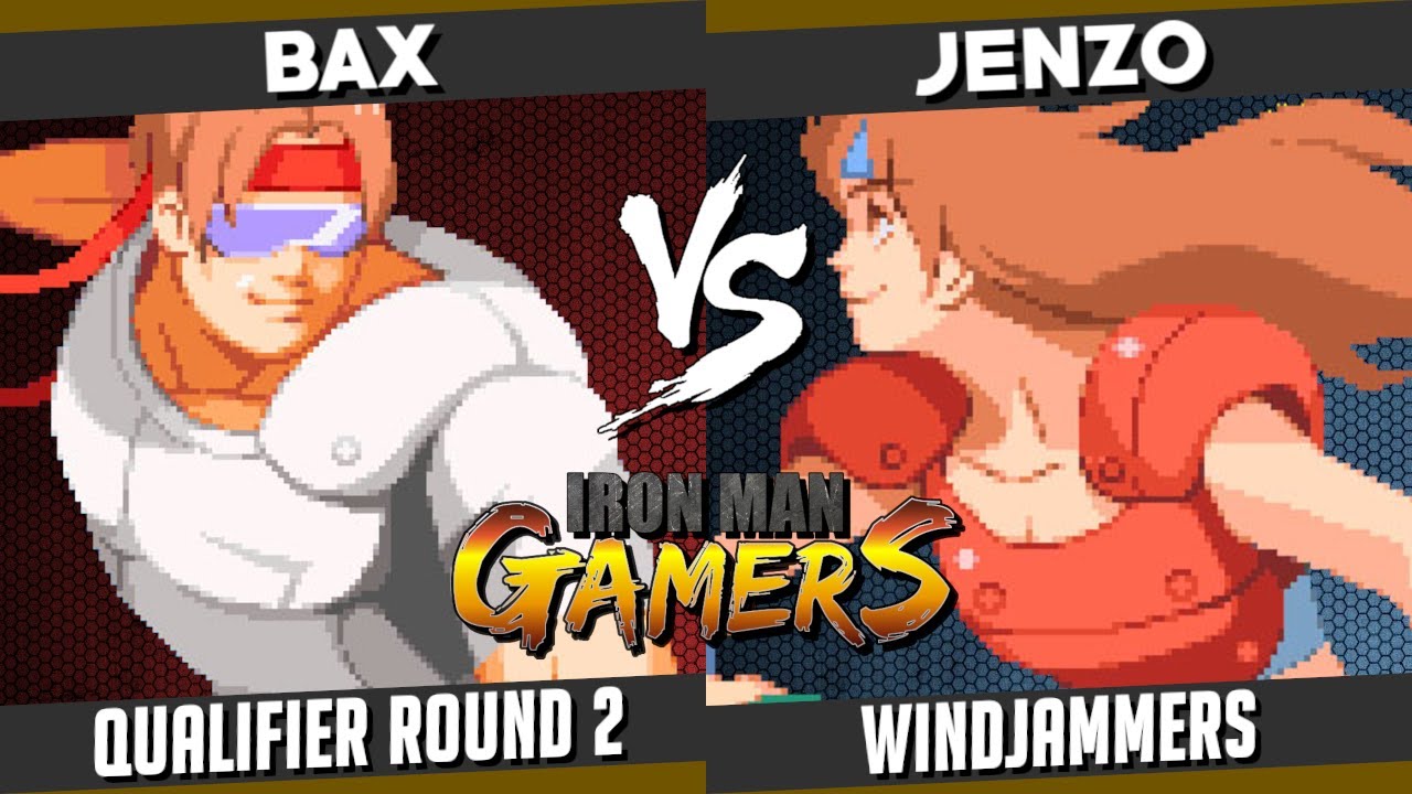 BaX (Miller) vs. Jenzo (Mita) - Windjammers - Round Robin Group B ...