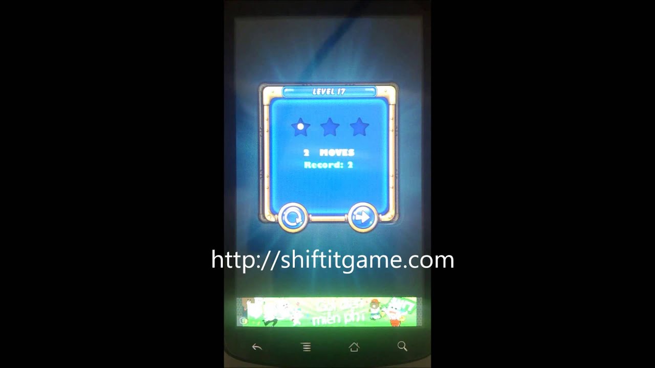 How to play Shift It Game 3 Stars - Level 17 (Classic Small) - YouTube