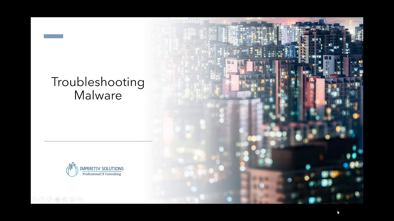 Troubleshooting Malware - YouTube