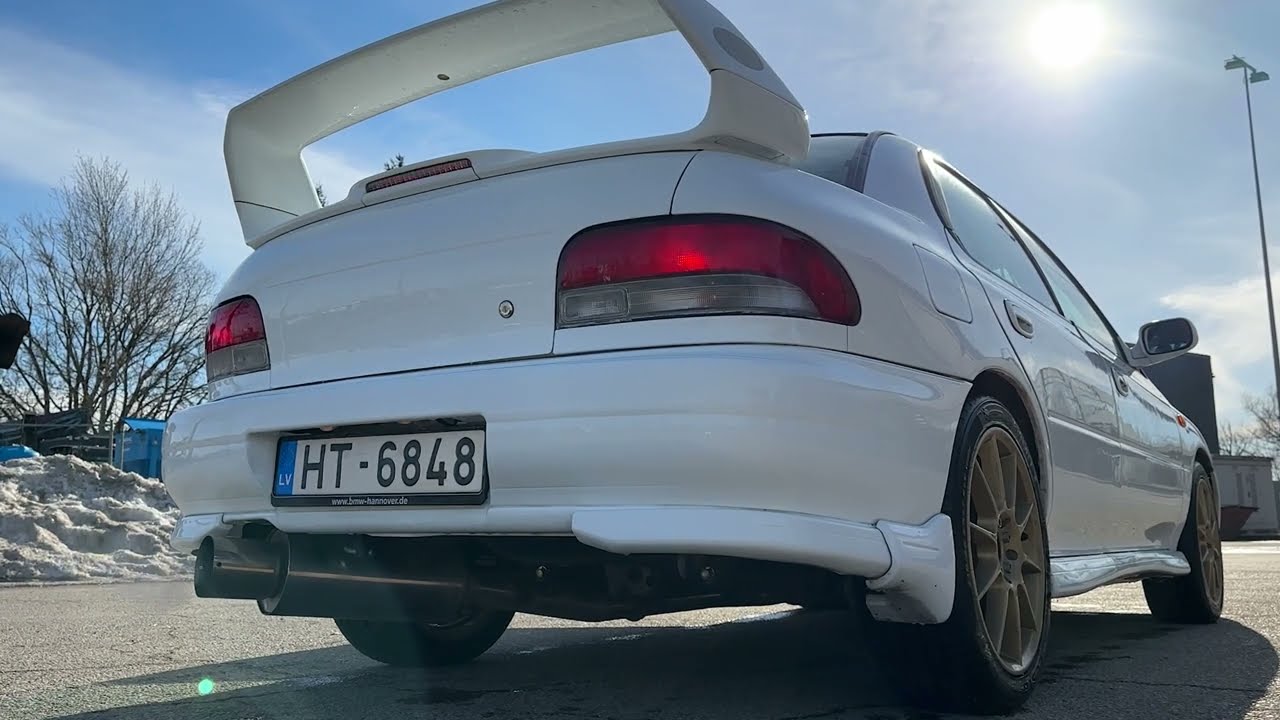 First cold start in 4 months - Subaru Impreza GC8 STI V5 - YouTube
