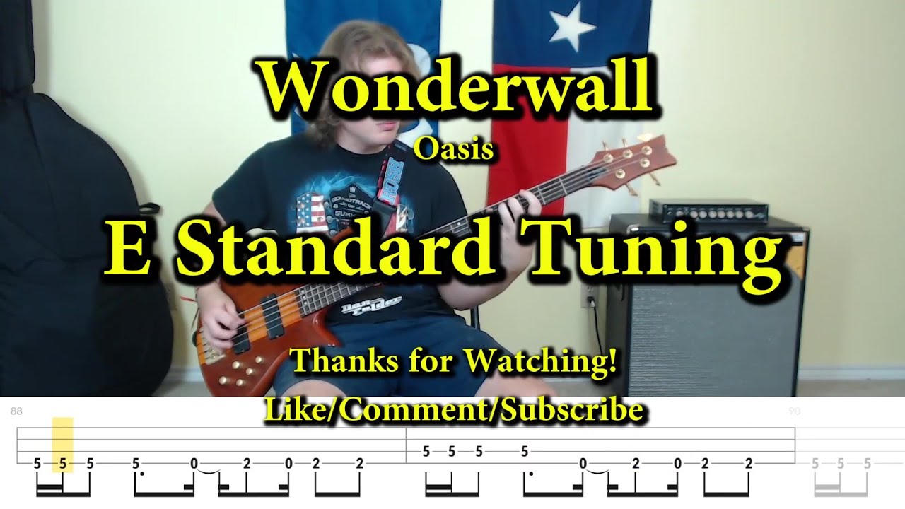 Wonderwall - Oasis (Bass Cover with Tabs) - YouTube Music
