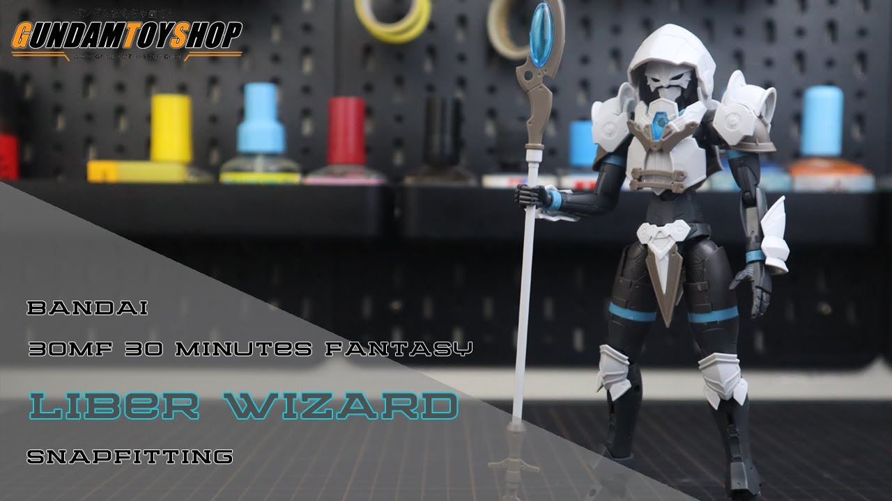 Bandai 30MF 30 Minutes Fantasy LIBER WIZARD Sample Build Snapfit - YouTube