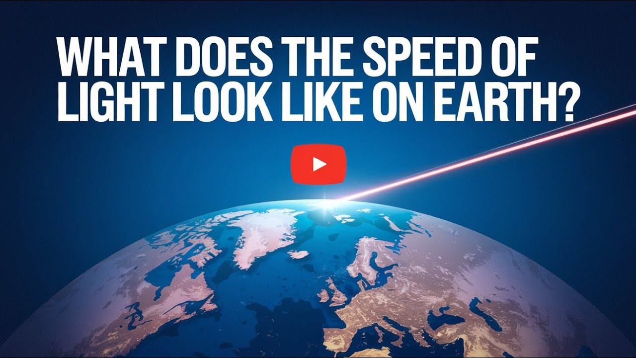 What Does the Speed of Light Look Like on Earth?? - YouTube