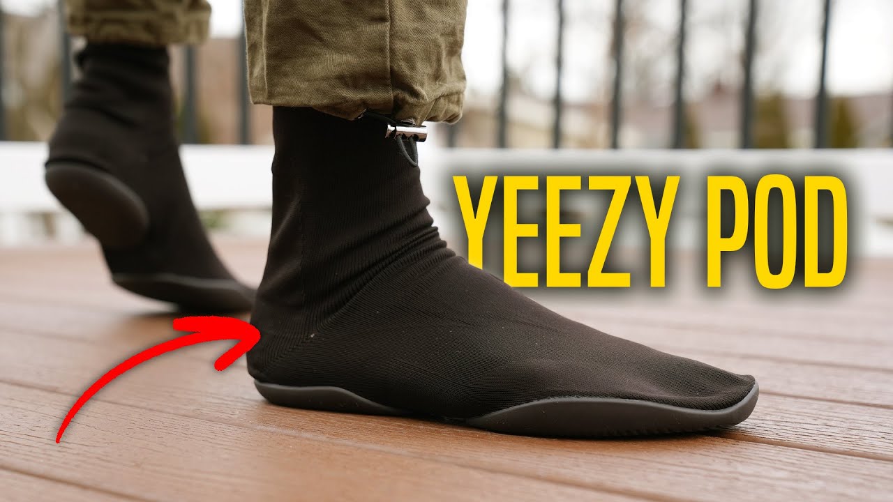 YEEZY POD Shoe REVIEW On Feet YouTube