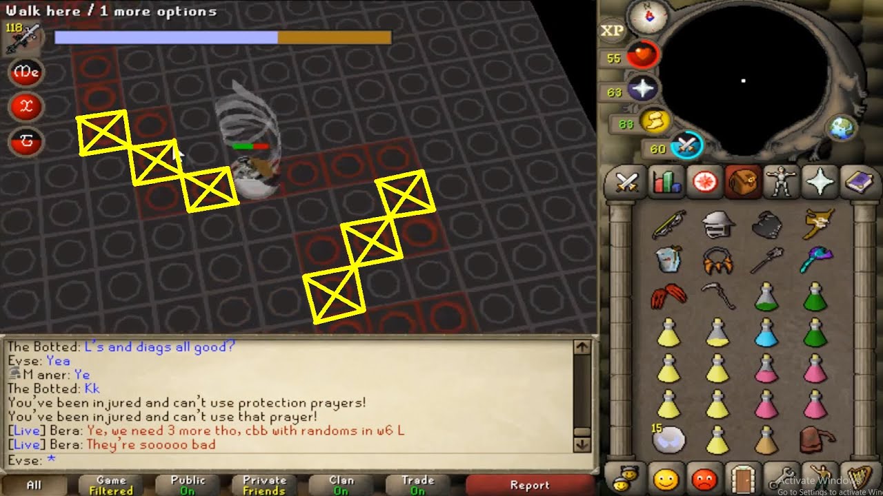 Sotetseg Maze - Diagonals and L moves Guide - Theatre of blood - YouTube