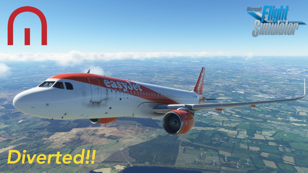 Microsoft Flight Simulator - My Flight is DIVERTED!! - YouTube