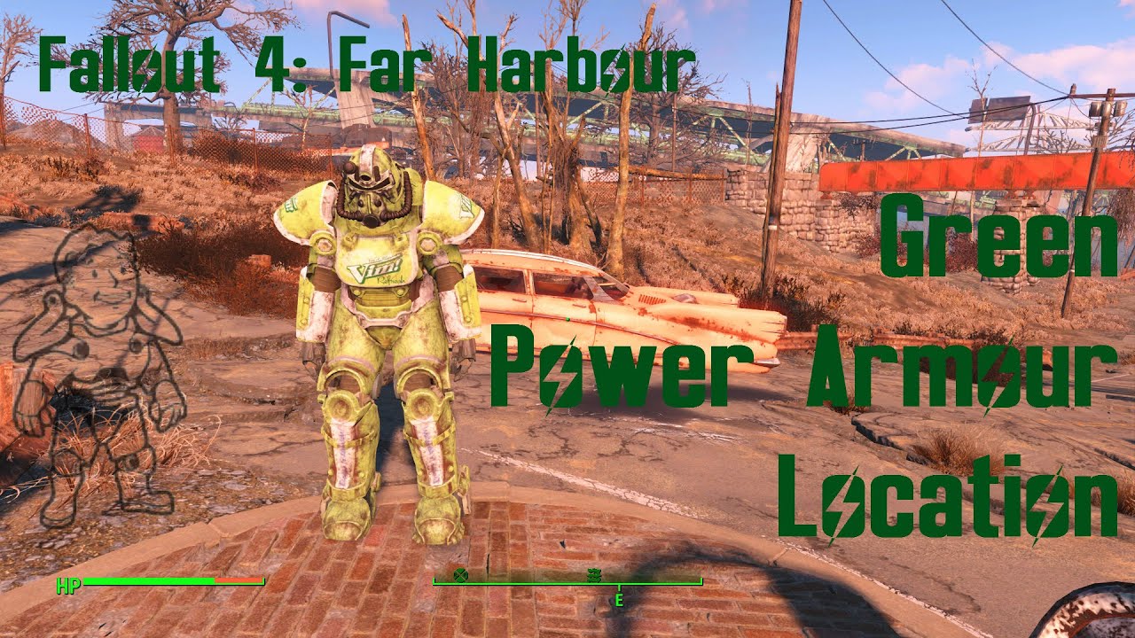 Fallout 4: Far Harbour - Green Vim Power Armour Location - YouTube