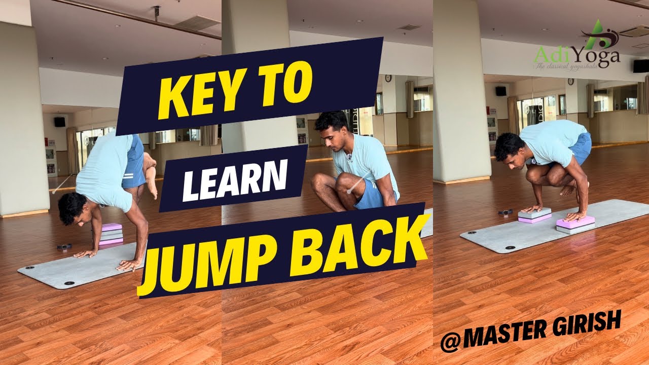 How to jump back | Jump back technique | Ashtanga yoga | Vinyasa - YouTube