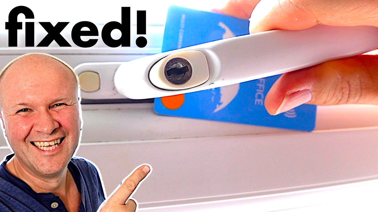 How I open a BROKEN PVC window handle! Plus... fit a new one... - YouTube