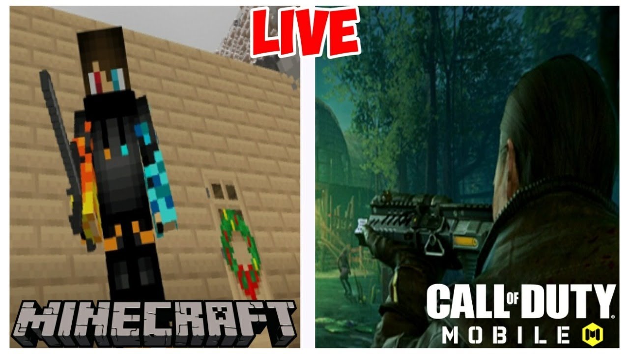 MINECRAFT + CODM | [LIVE#133] - YouTube