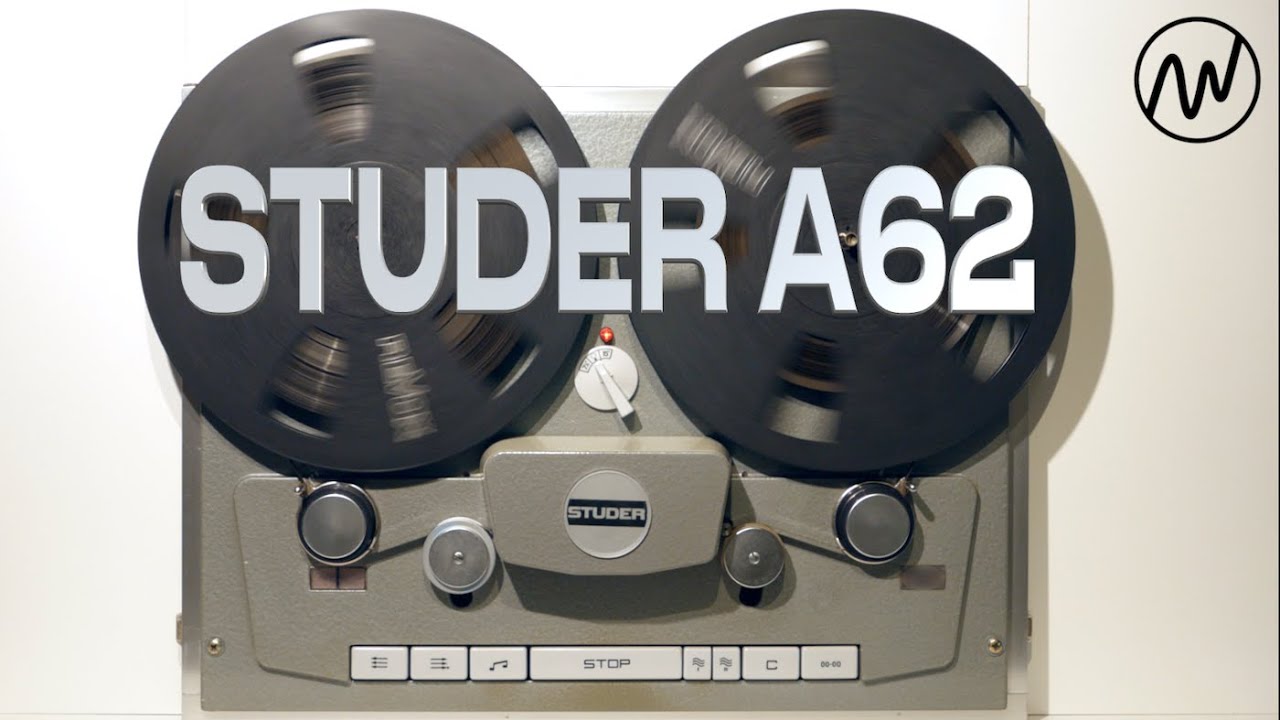 STUDER A62, REAL ANALOG STUDIO TAPE MASTER! No Simulation, no Plug In s ! - YouTube