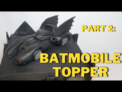 Batmobile cake topper - YouTube