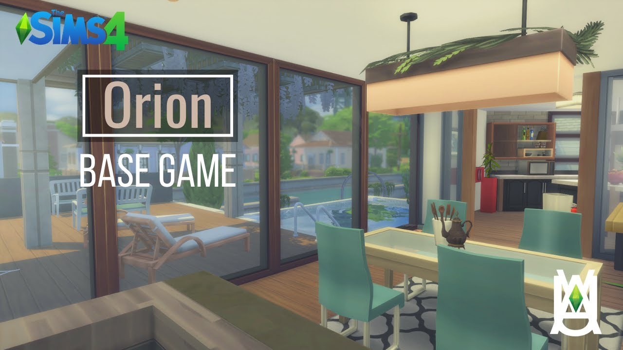 Orion | Base Game Only 🏡 [Stop Motion Speed Build] - The Sims 4 - YouTube