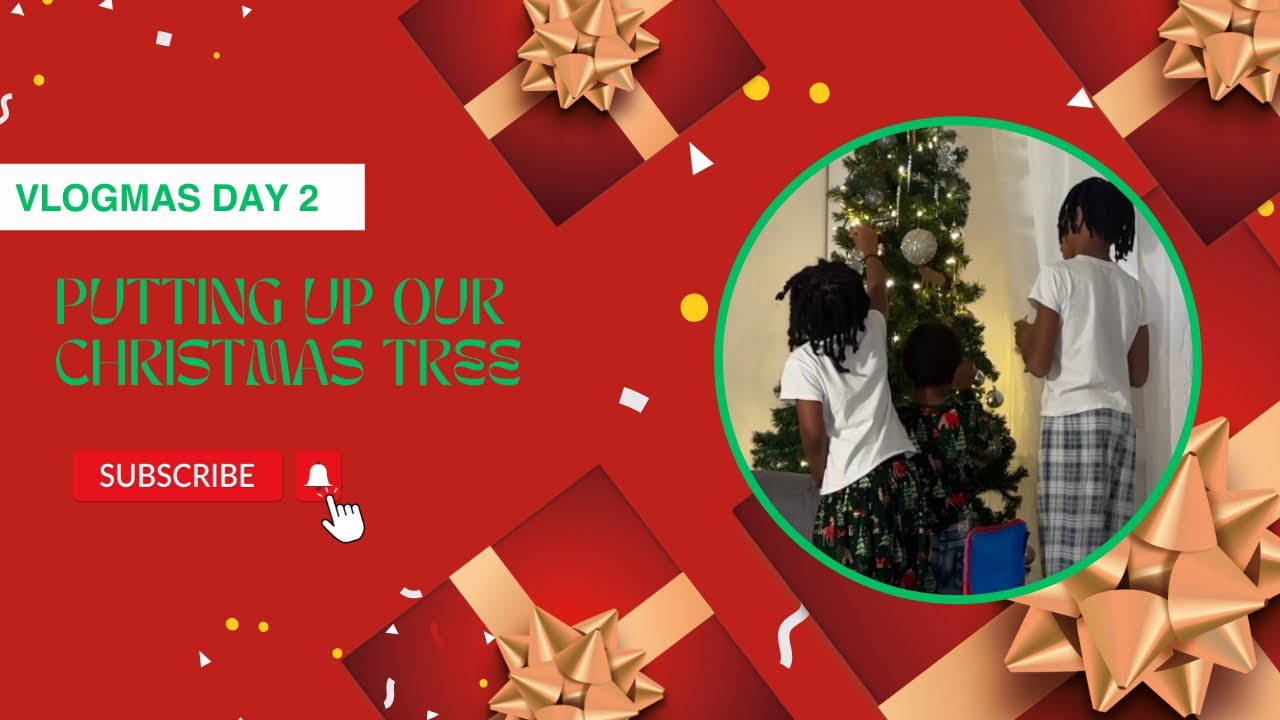 Vlogmas Day 2 | Decorating our Christmas Tree - YouTube