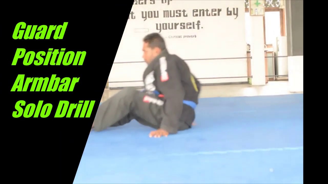 Guard Position Arm Bar Solo Drill - YouTube