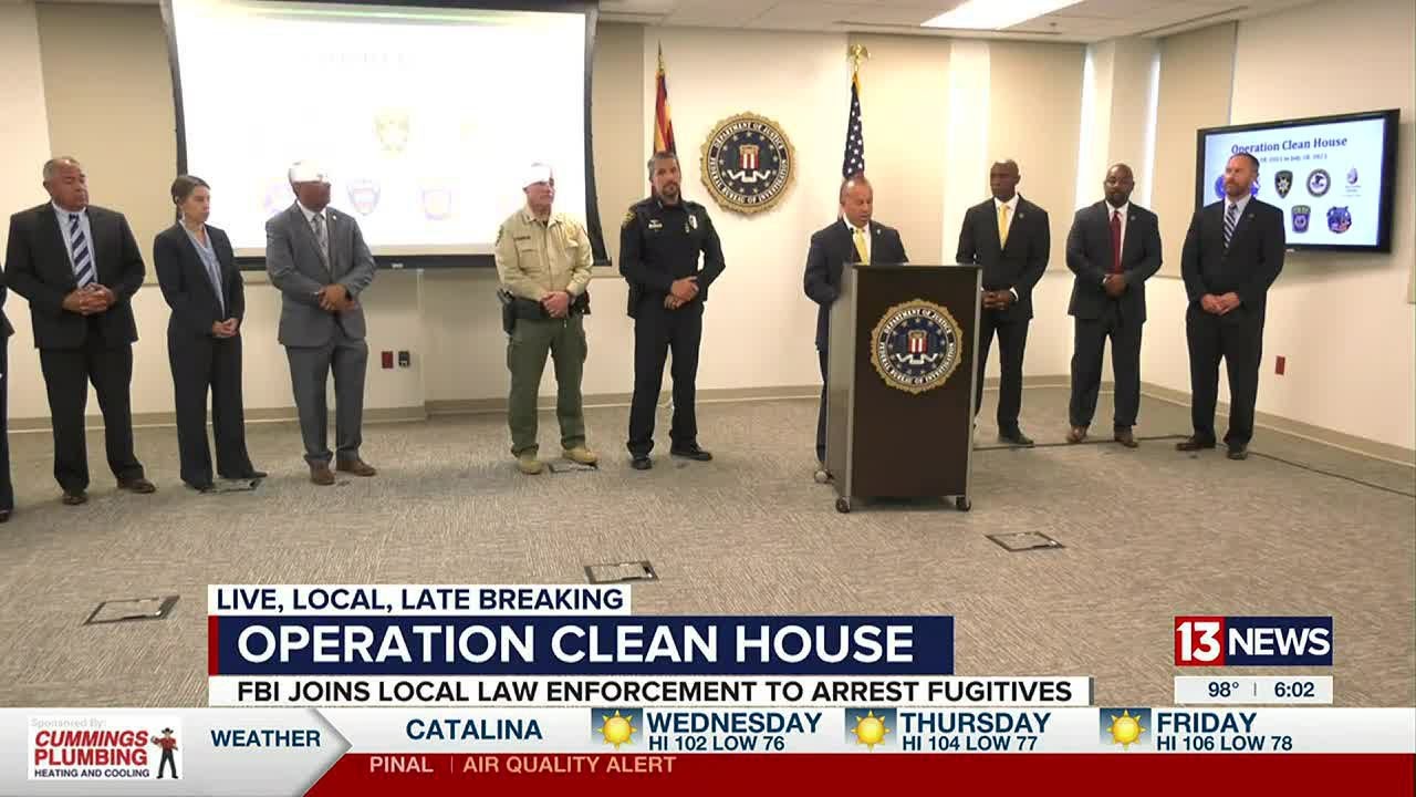 Local agencies, FBI share results of Operation Clean House - YouTube