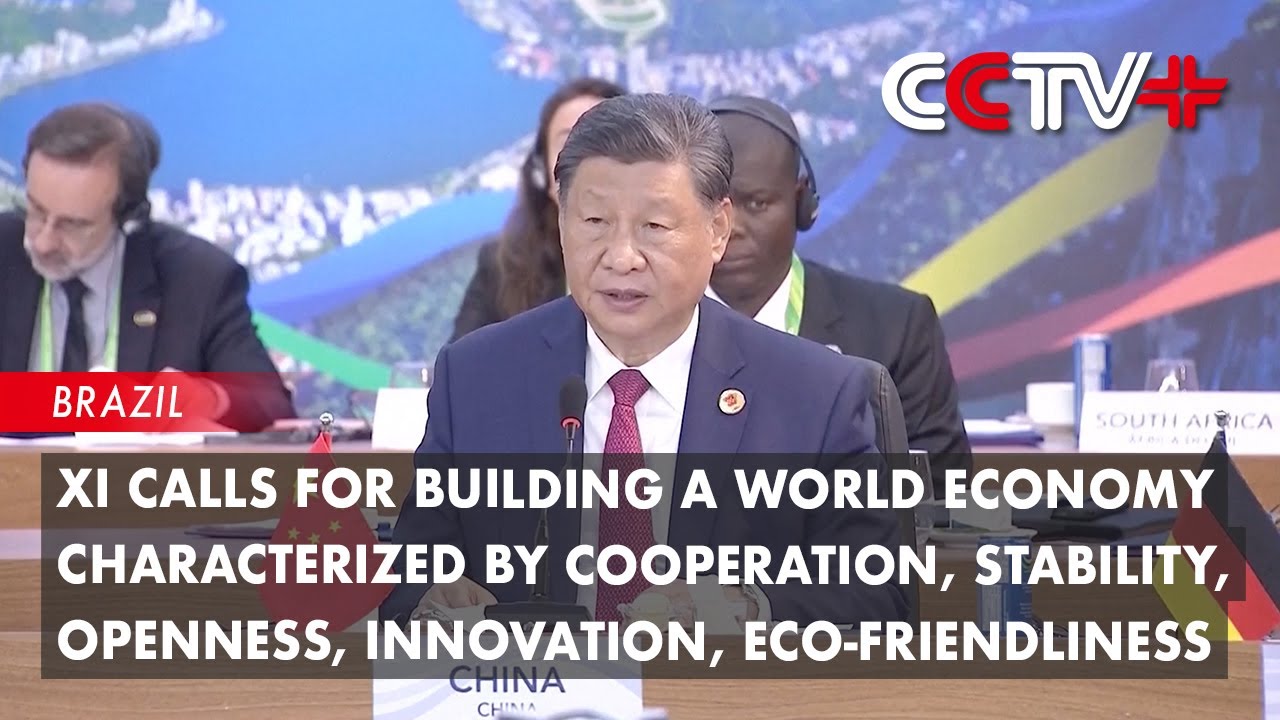 Xi Delivers Speech on Global Governance at G20 Summit - YouTube