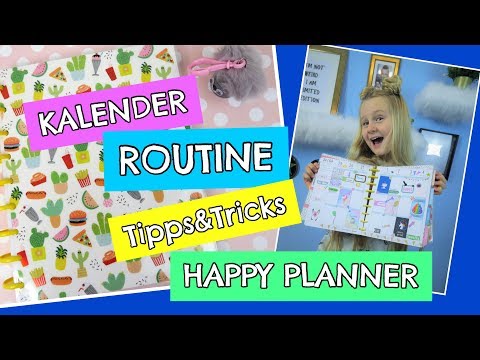 KALENDER ROUTINE 2018 📚 Back to school Tipps ❣ Tricks ❣ Diy | MaVie Family Living