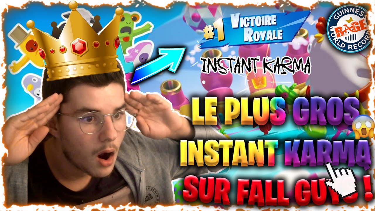 SQUEEZIE ME FAIT PERDRE MA PARTIE DE FALL GUYS 😱ET JE RAGE EXTRÊMEMENT ...