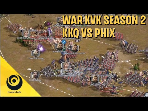 WAR VIKING RISE KVK SEASON 2 KKQ VS PHiX | VIKING RISE INDONESIA - YouTube
