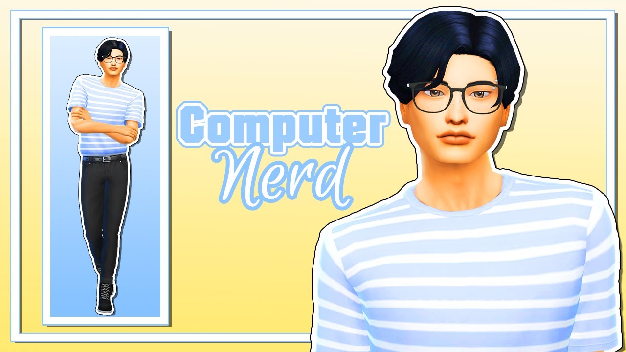 💻 Computer Nerd | Sims 4 CAS + CC Tumblr 💻 - YouTube