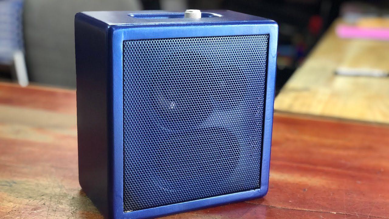 DIY - Blue wave 360 degree - Bluetooth speaker - YouTube