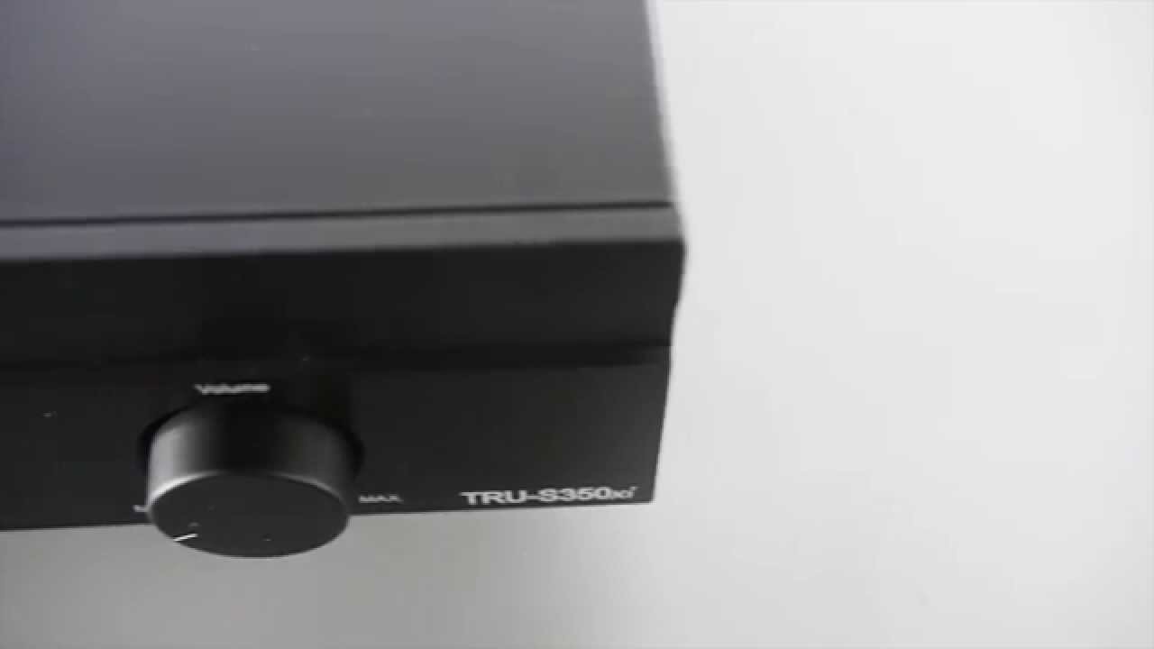 TRU S350xi Amplifier - YouTube