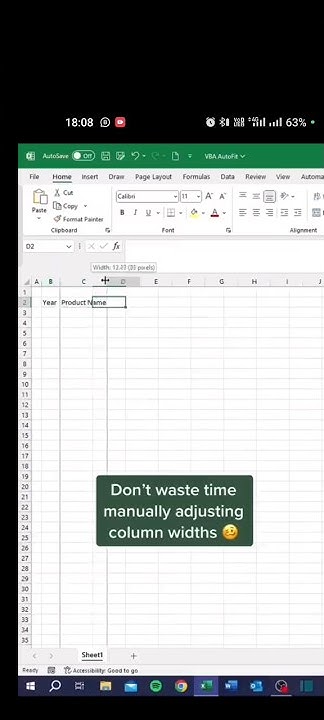 How to autofit every column in Excel ! How to make Excel cells expand ...