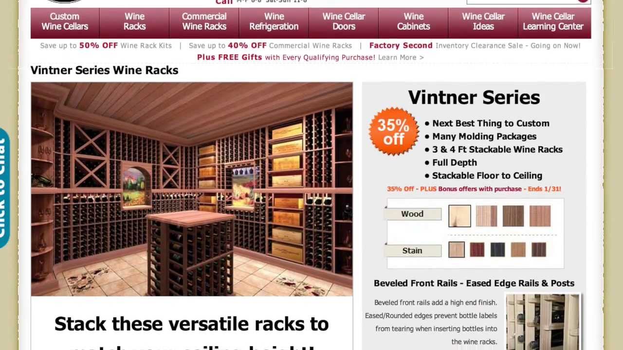 Walk through our Vintner Series Wine Racks - YouTube