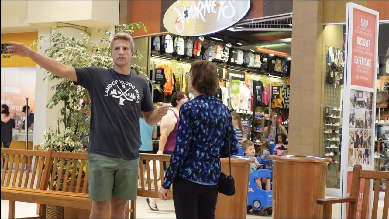 Speaking "NonSense" To People In Public! - YouTube