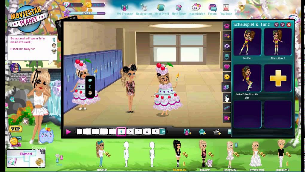 Animationen Trick bei Filmen ( Moviestarplanet ) - YouTube