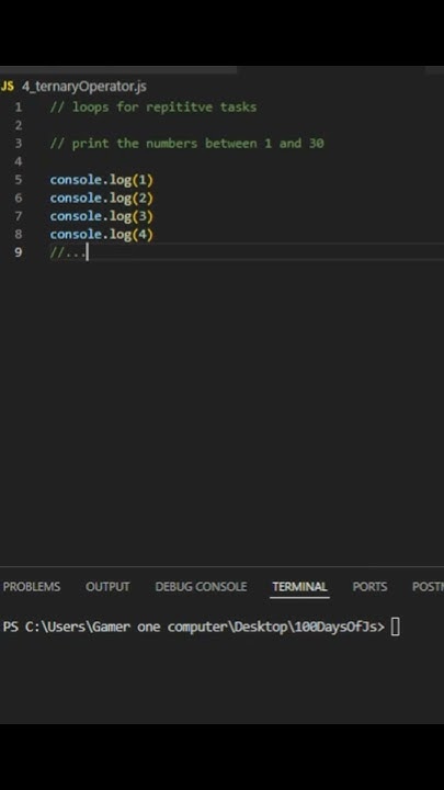 Loops in Javascript.#coding #logics #development #programming - YouTube