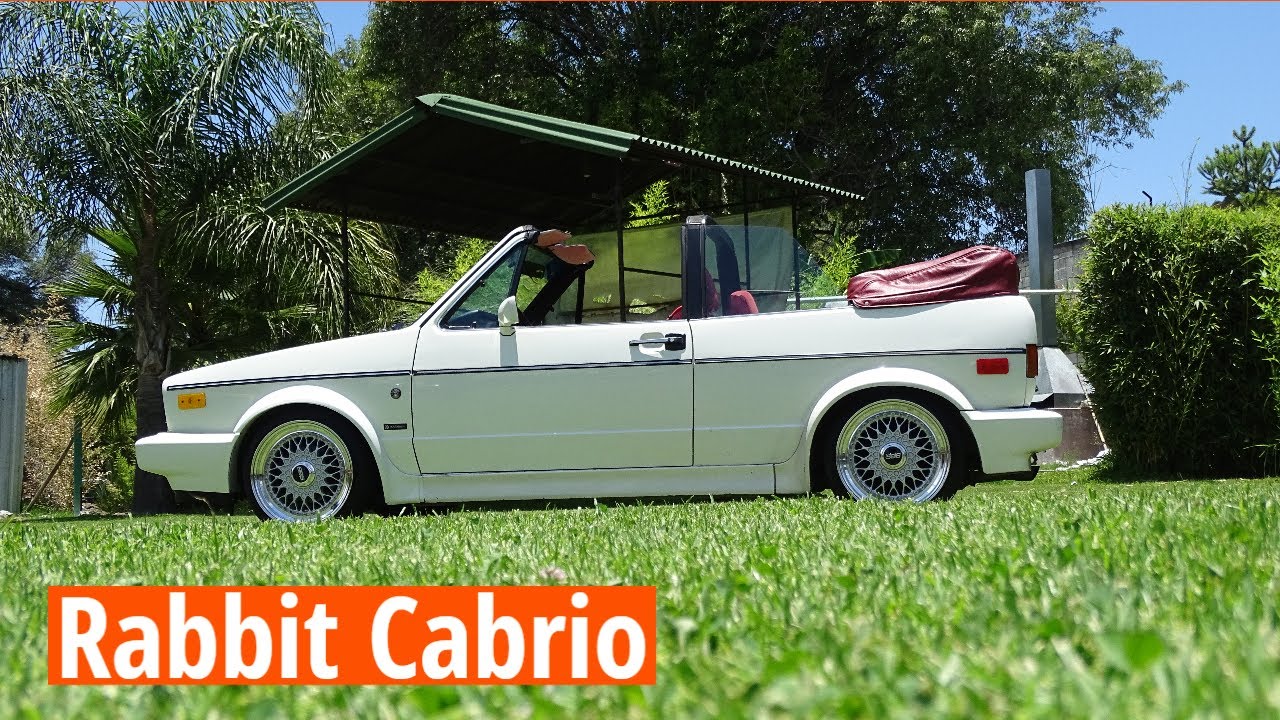 Rabbit Cabrio 85, el conejito blanco anda suelto - YouTube