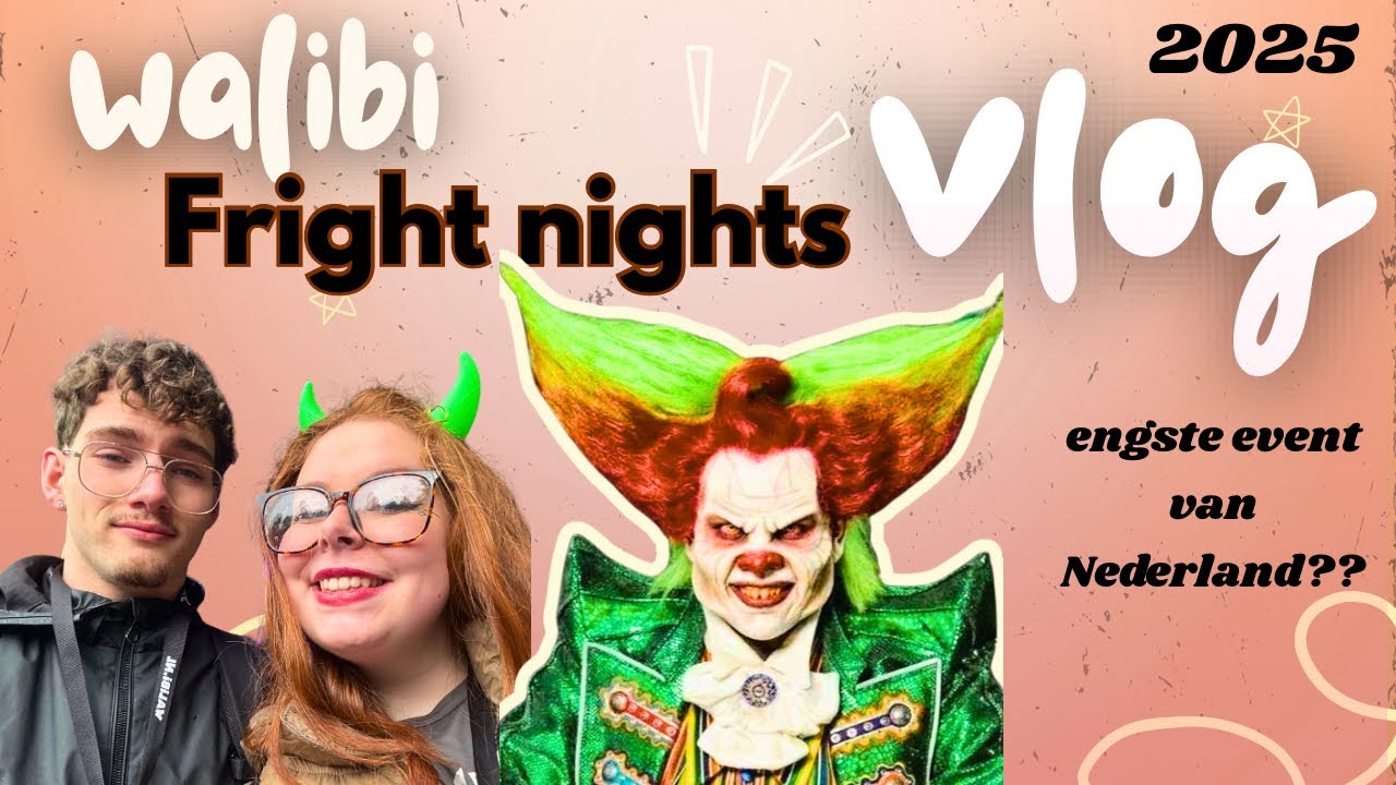 HET ENGSTE HALLOWEEN EVENEMENT VAN NEDERLAND?? || 👻 🎃 Walibi Fright ...