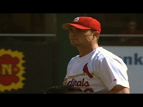 2000 NLDS Gm1: Rick Ankiel throws five wild pitches in Game 1 of the NLDS