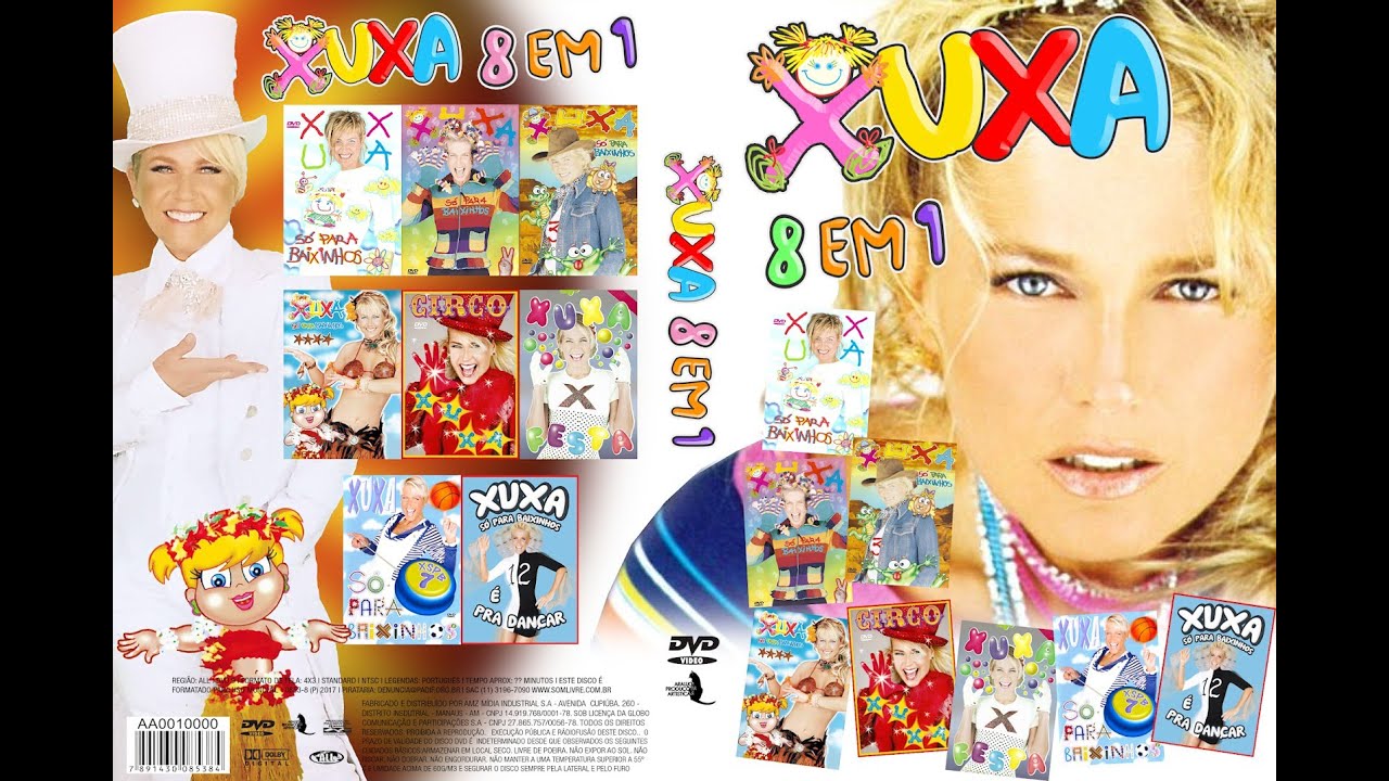 🍒Xuxa 8 em 1 (MENU-DVD)🍇#menudvdxuxa8em1 #menudvdxuxa7em1 #menudvd6em1 ...