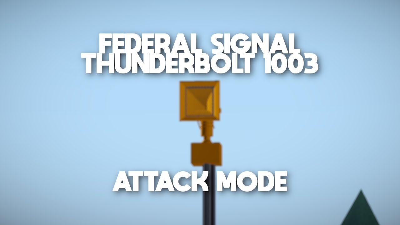 Federal Signal Thunderbolt 1003 Attack Mode | Prior Lake, Keysota ...