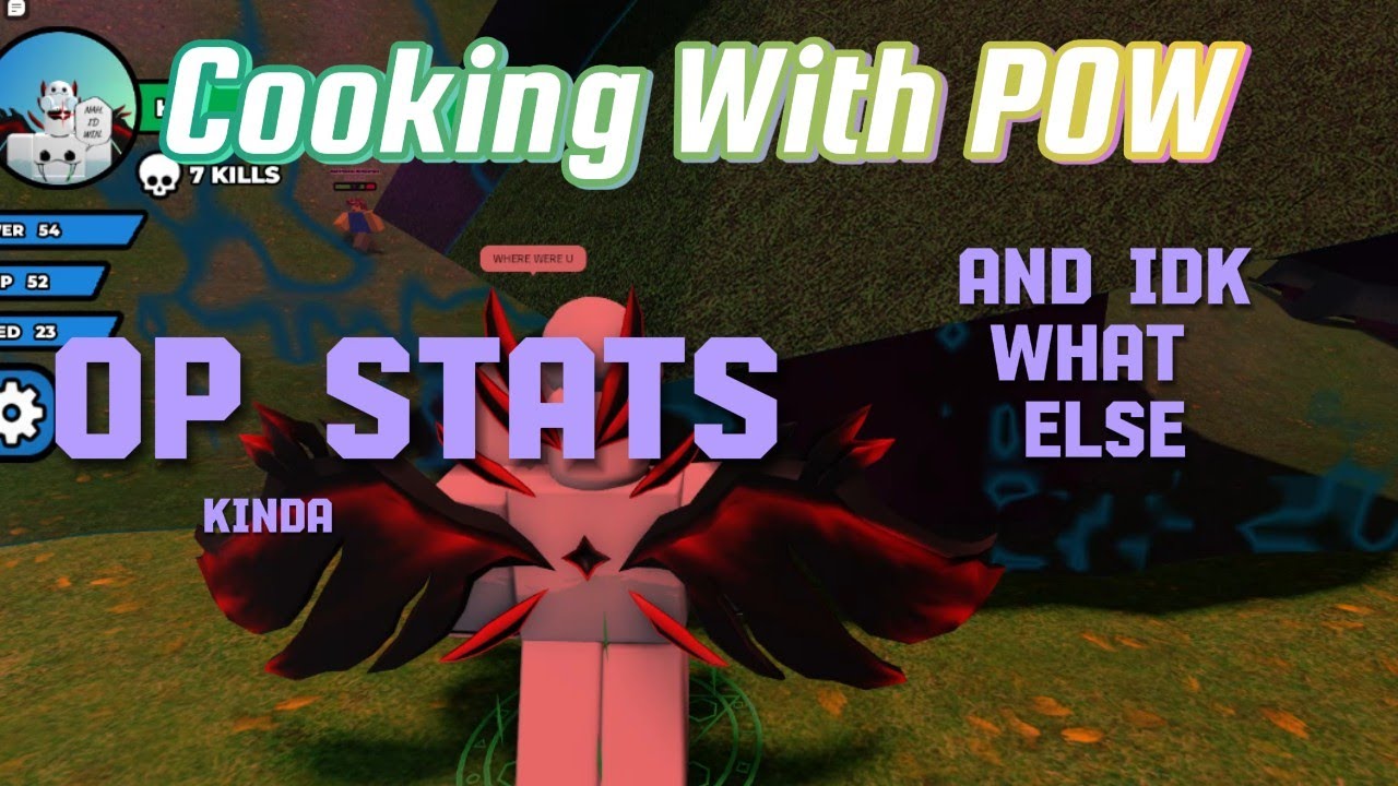 Cooking With Pow In Slap Royale - YouTube