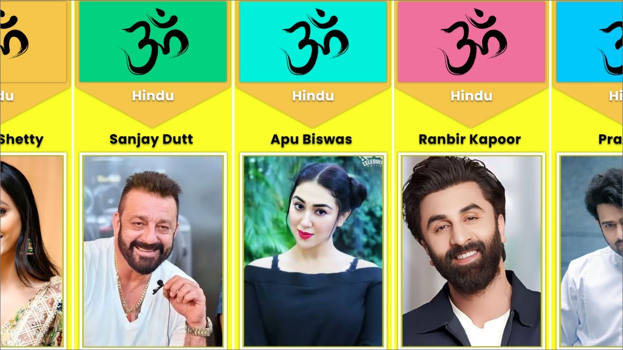 Famous Hindu Celebrities - YouTube