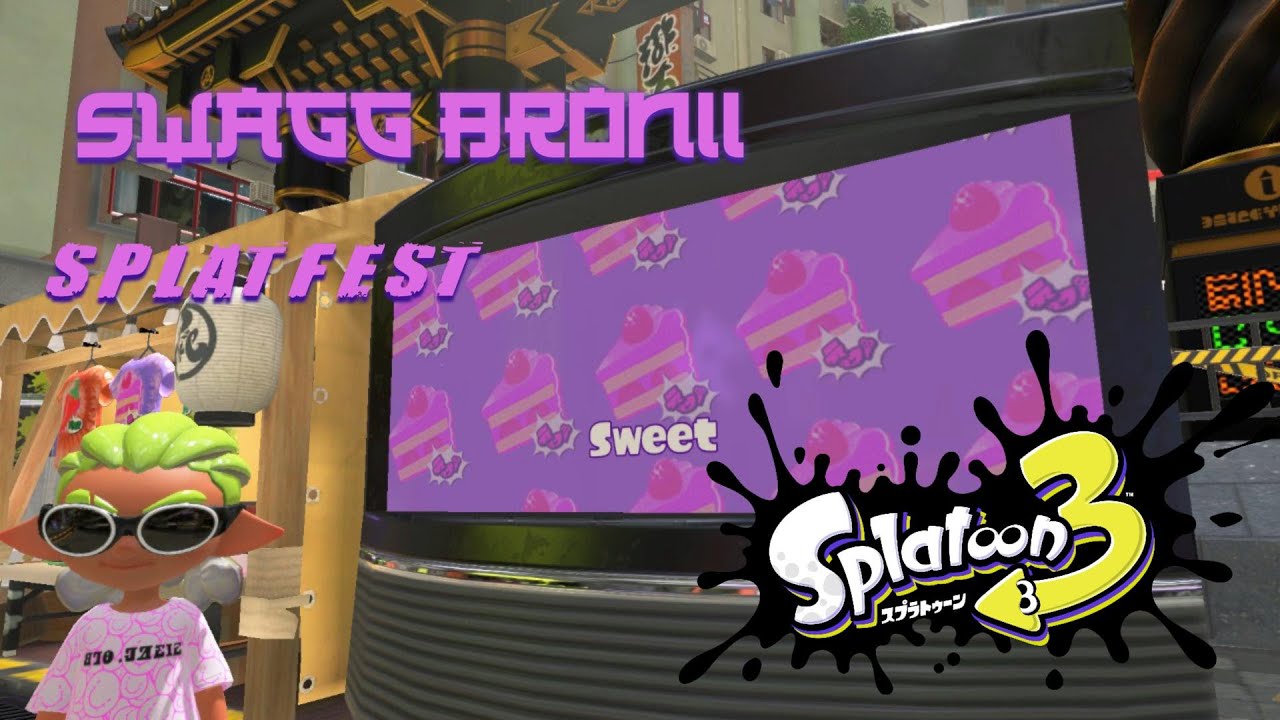 SPLATFEST/ SPLATOON 3 (TEAM SWEET) - YouTube