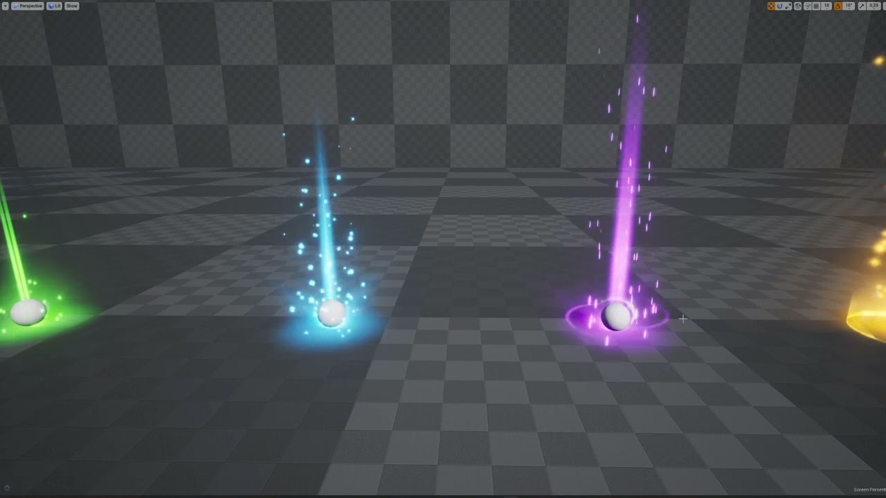 Item Drop Vfx Set UE4 - UE5 - YouTube