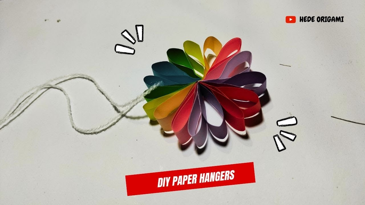 DIY Paper Hangers - How To Make Easy DIY Paper Hangers #diy #papercraft ...