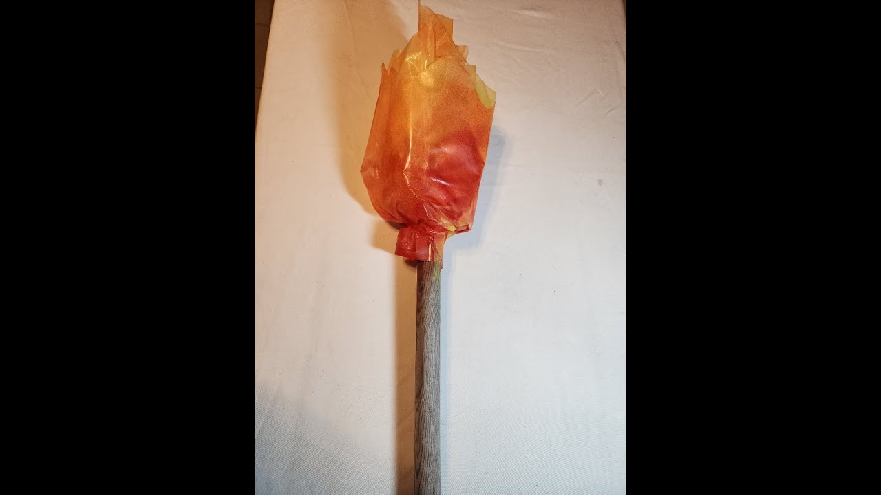 Theater Prop making a lit matchstick for the stage - YouTube