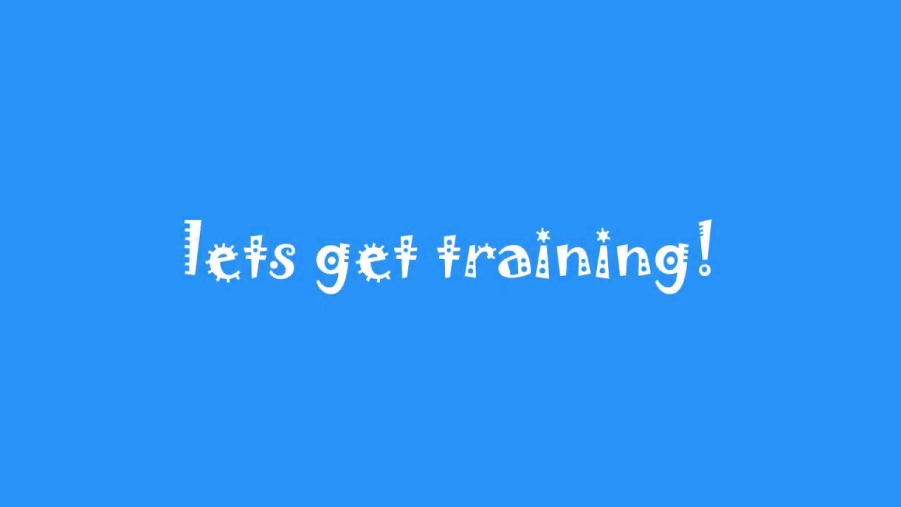 Lets get training - setting up for success - YouTube