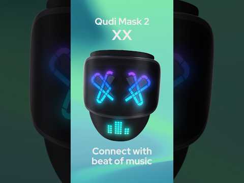 Dive into the rhythm of music with Qudi Mask 2: Equaliser Mode #qudi