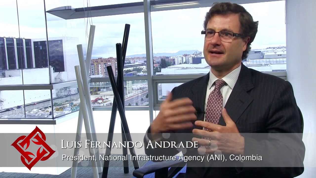 Colombia's National Infrastructure Agency President Luis Fernando ...