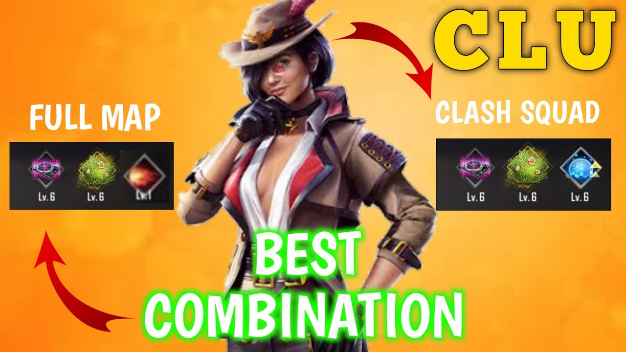 Clu Best character Combination No Health Issue || Best Clu Character ...